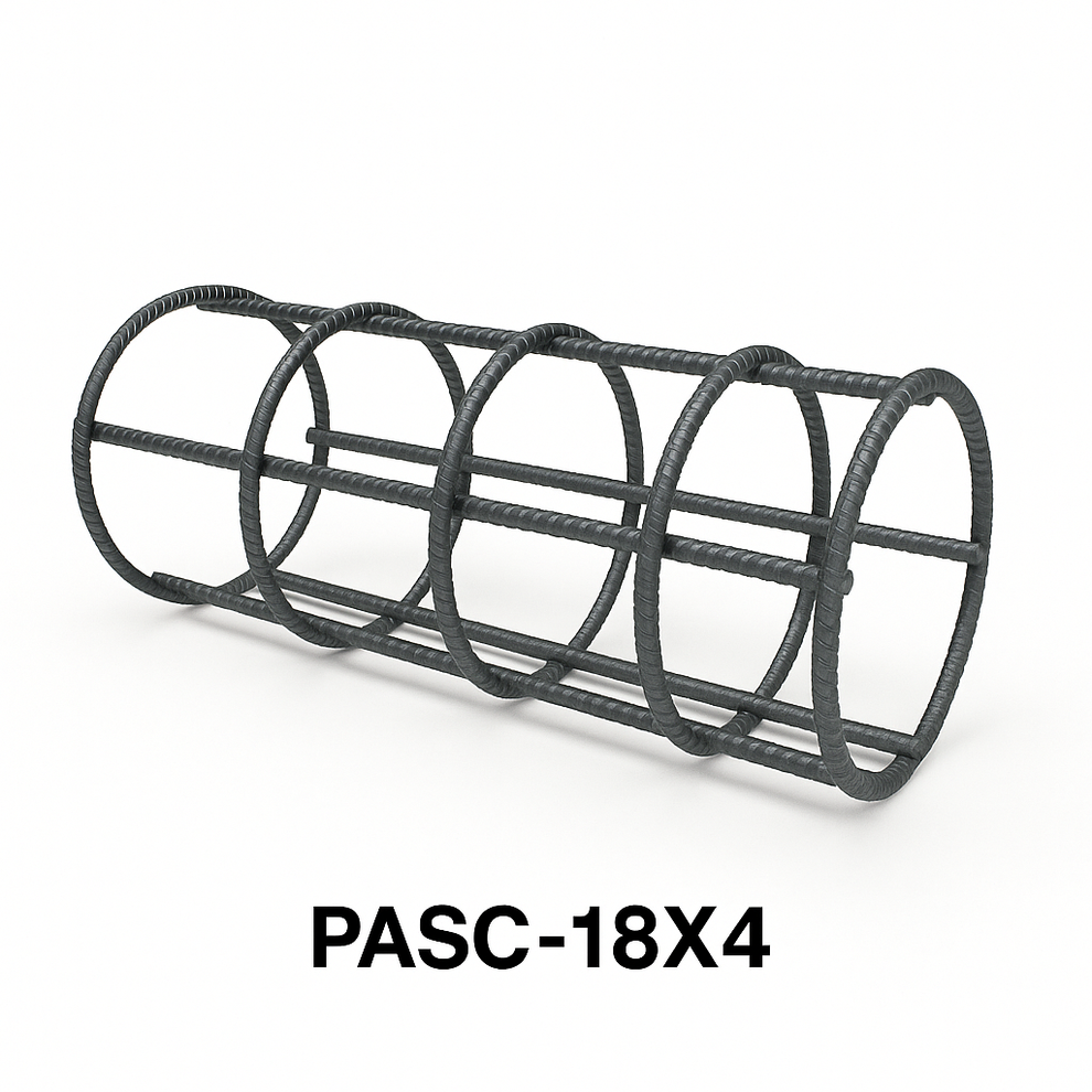 PASC-18X4- 18" x 4'-0" Stock Cage – Bolsinger Rebar Inc