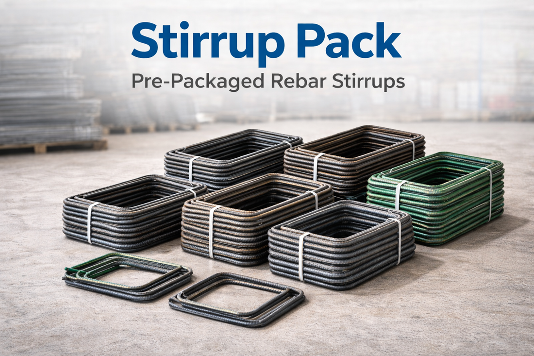 #4 x 24" StirrupPack - Pre-Packaged Rebar Stirrups – Bolsinger Rebar Inc