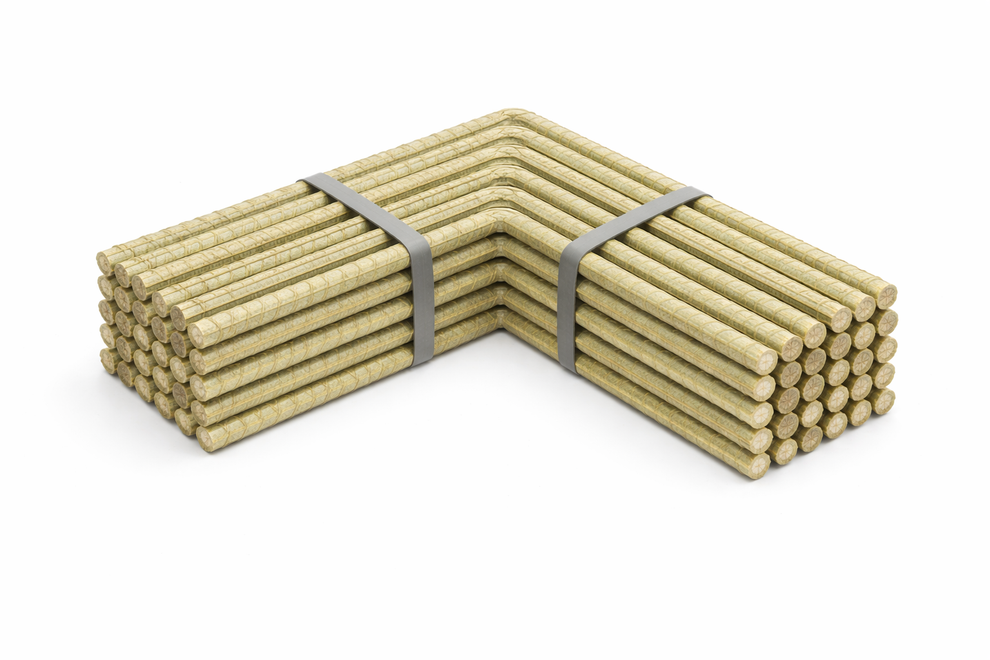 #4 Fiberglass Rebar Corner – MST Grade III – Bolsinger Rebar Inc